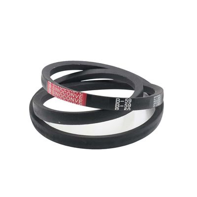 Polyester Cotton Canvas B91 Industrial Wrapped Rubber V Belt